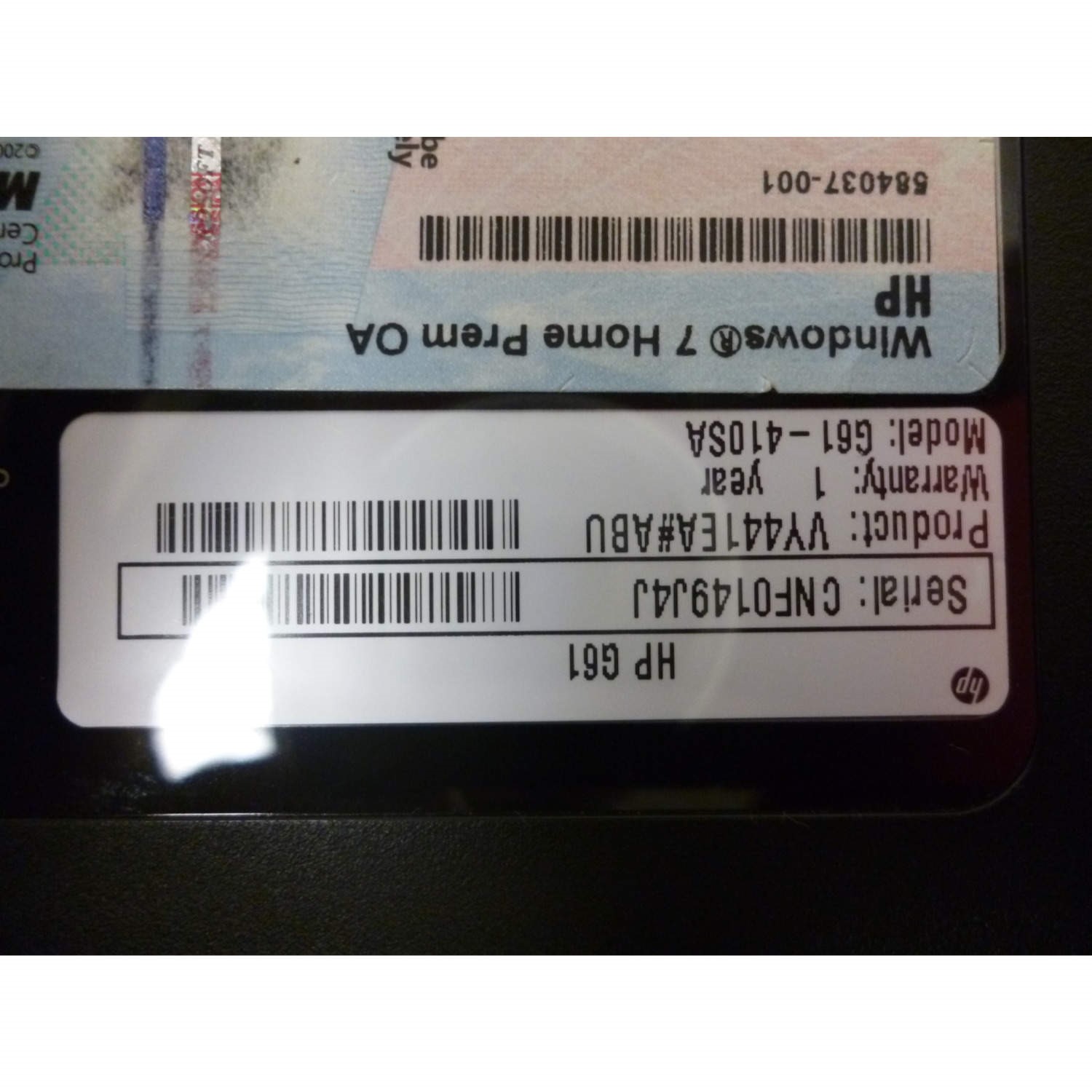 Preowned T2 HP G61 VY441EA- Black - Laptops Direct