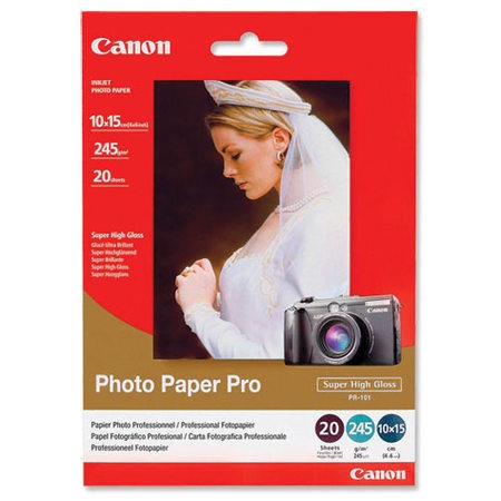 Canon Pro PR-101 - photo paper - 15 sheet(s) - Laptops Direct