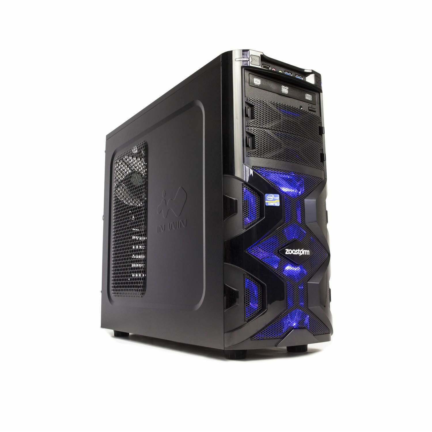A1 Refurbished -Zoostorm Core i5-4460 16GB 2TB 128GB R9-280X DVDRW WiFi ...