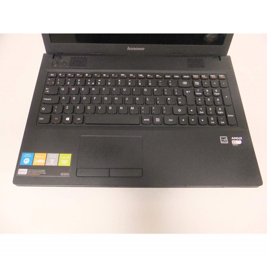 Pre-Owned Grade T2 Lenovo G505 Black AMD E1-2100 1.6GHz 4GB 500GB 15.6 Inch DVD-RW Windows 8 64 ...