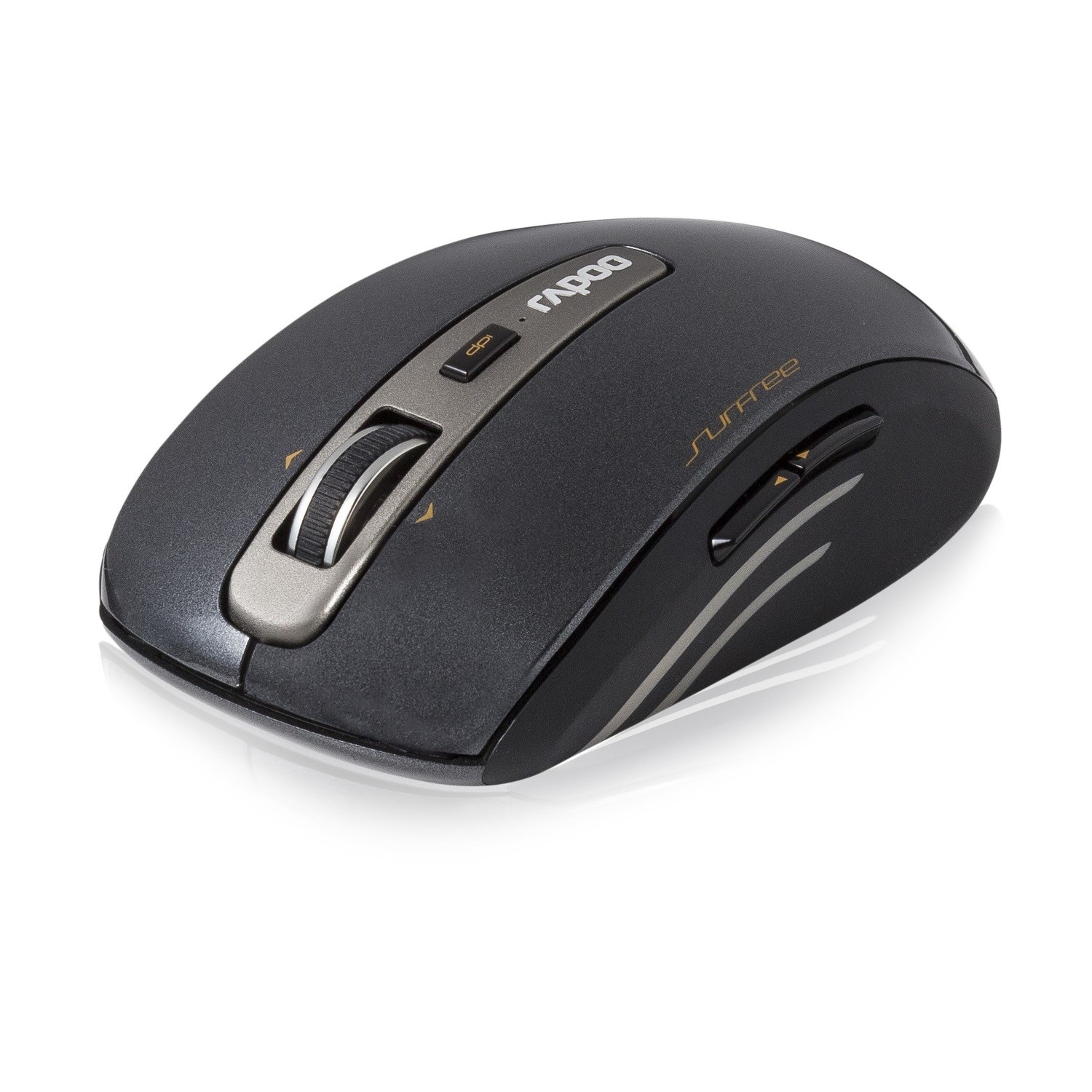 Rapoo 3920P Wireless Laser Mini Mouse in Black - Laptops Direct