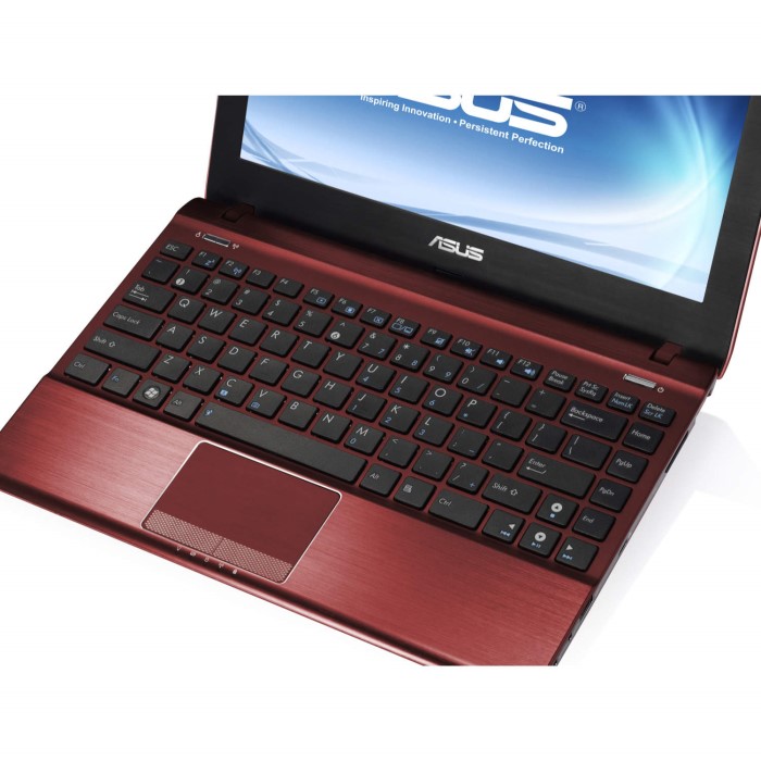 Asus EeePC 1225B Windows 7 Netbook in Red - Laptops Direct