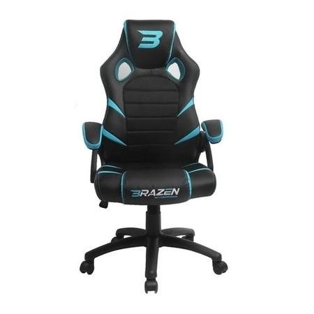 BraZen Puma PC Gaming Chair - Blue - Laptops Direct
