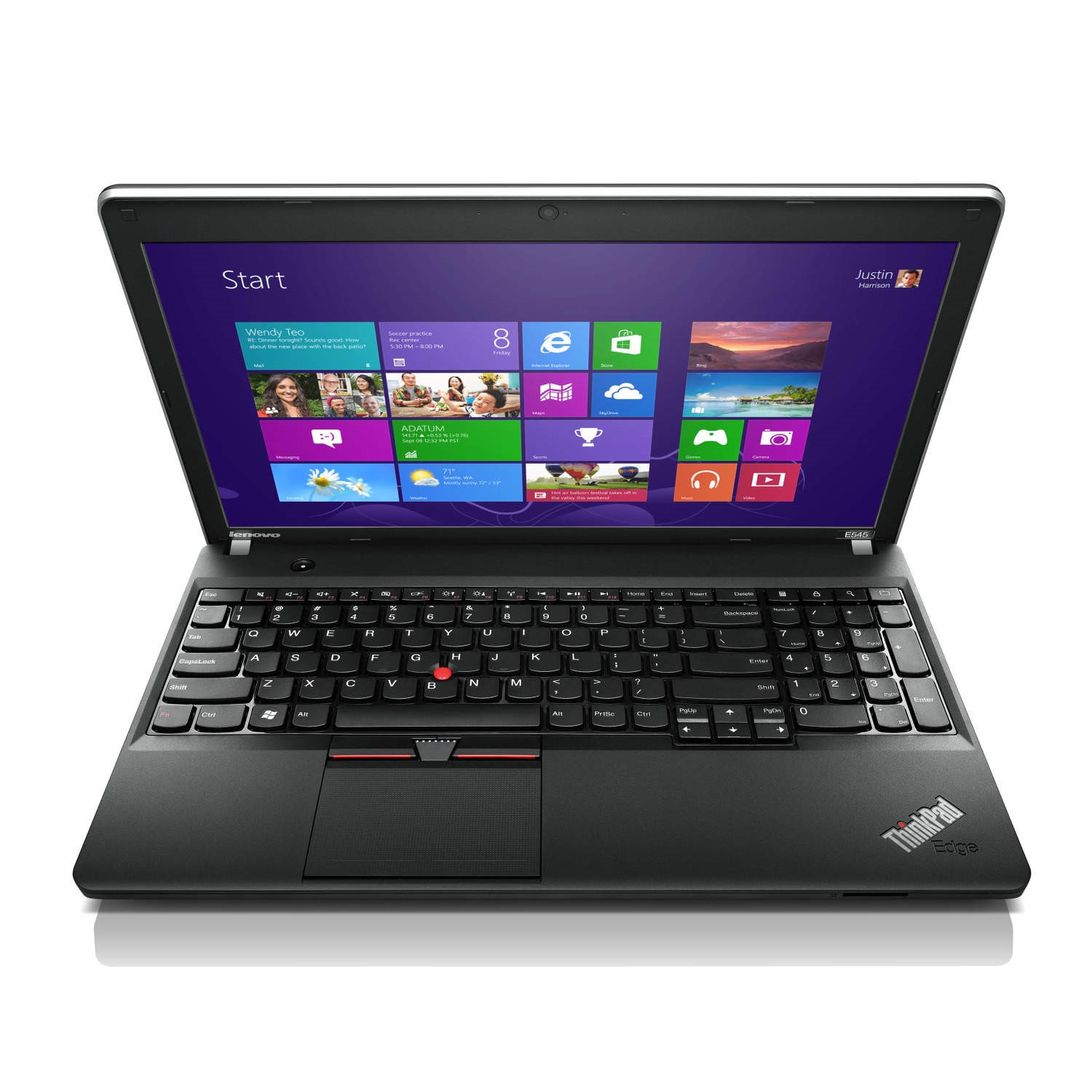 Lenovo ThinkPad Edge E545 Quad Core AMD A8-5550M 4GB 500GB DVDSM 15.6" Windows 7/8 Professional ...