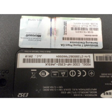 Preowned T2 Samsung E352 NP-E352-JA03UK Windows 7 Laptop in Grey ...