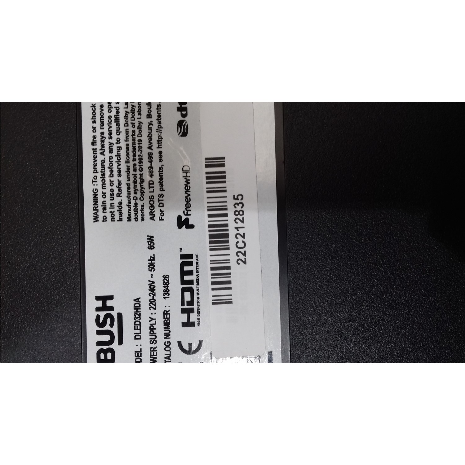 Refurbished Bush 32" 720p HD Ready LCD Freeview HD Smart TV - Laptops ...