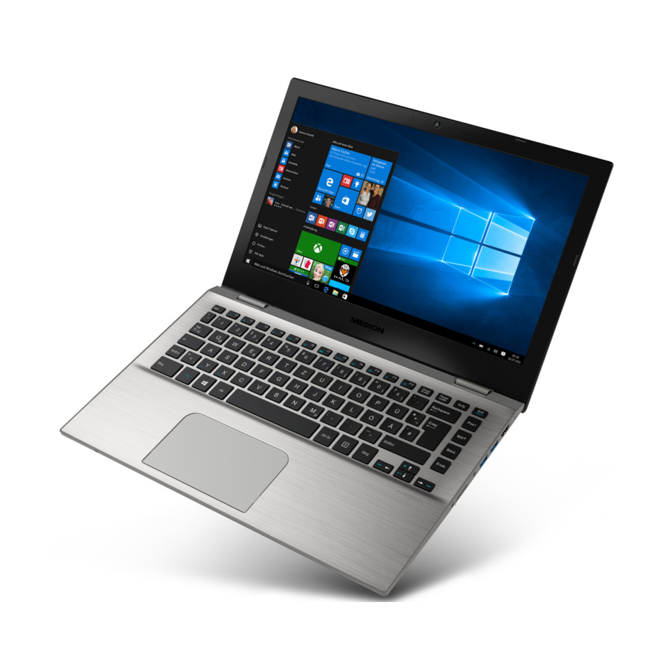 Medion Akoya S3409 Core i3-7100U 4GB 256GB 13.3 Inch Full HD Ultrabook ...