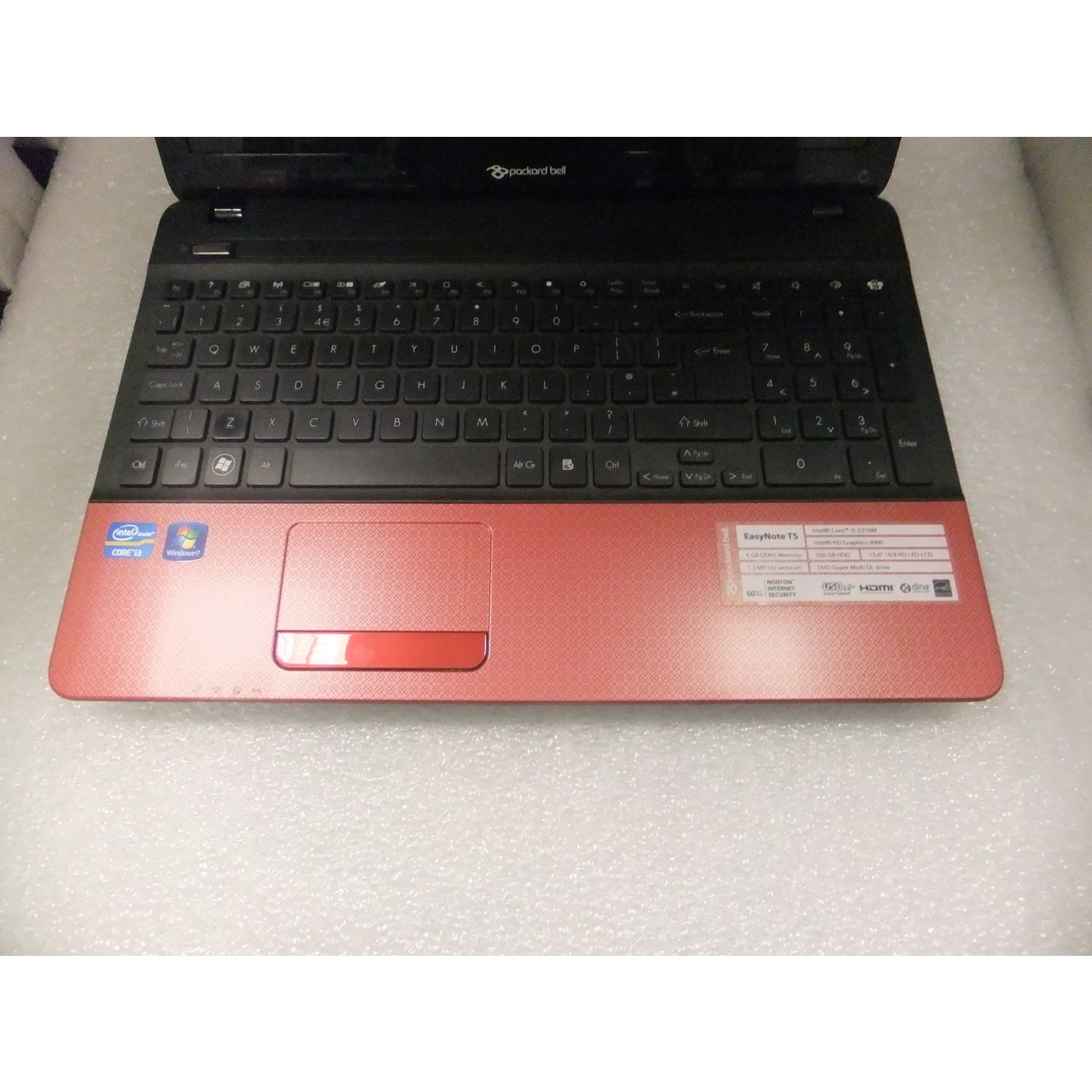 Pre-Owned Packard Bell TS13-HR-035UK 15.6" Intel Core i3-2310M 4GB ...