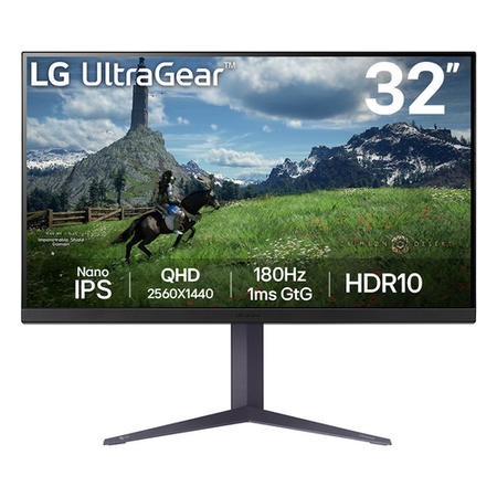 LG UltraGear 32GS85Q 32" Nano IPS QHD 180Hz 1ms Gaming Monitor ...