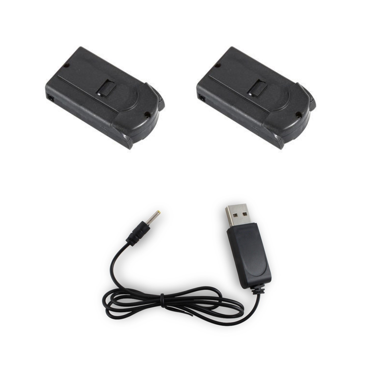 ProFlight Echo Two Rechargeable Flight Batteries + Extra USB Charger ...
