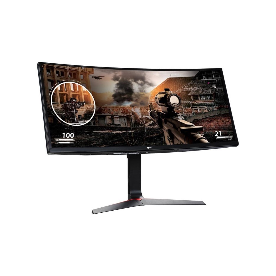 LG 34UC79G-B 34" IPS UWHD 144Hz FreeSync Ultra Wide Curved Gaming ...