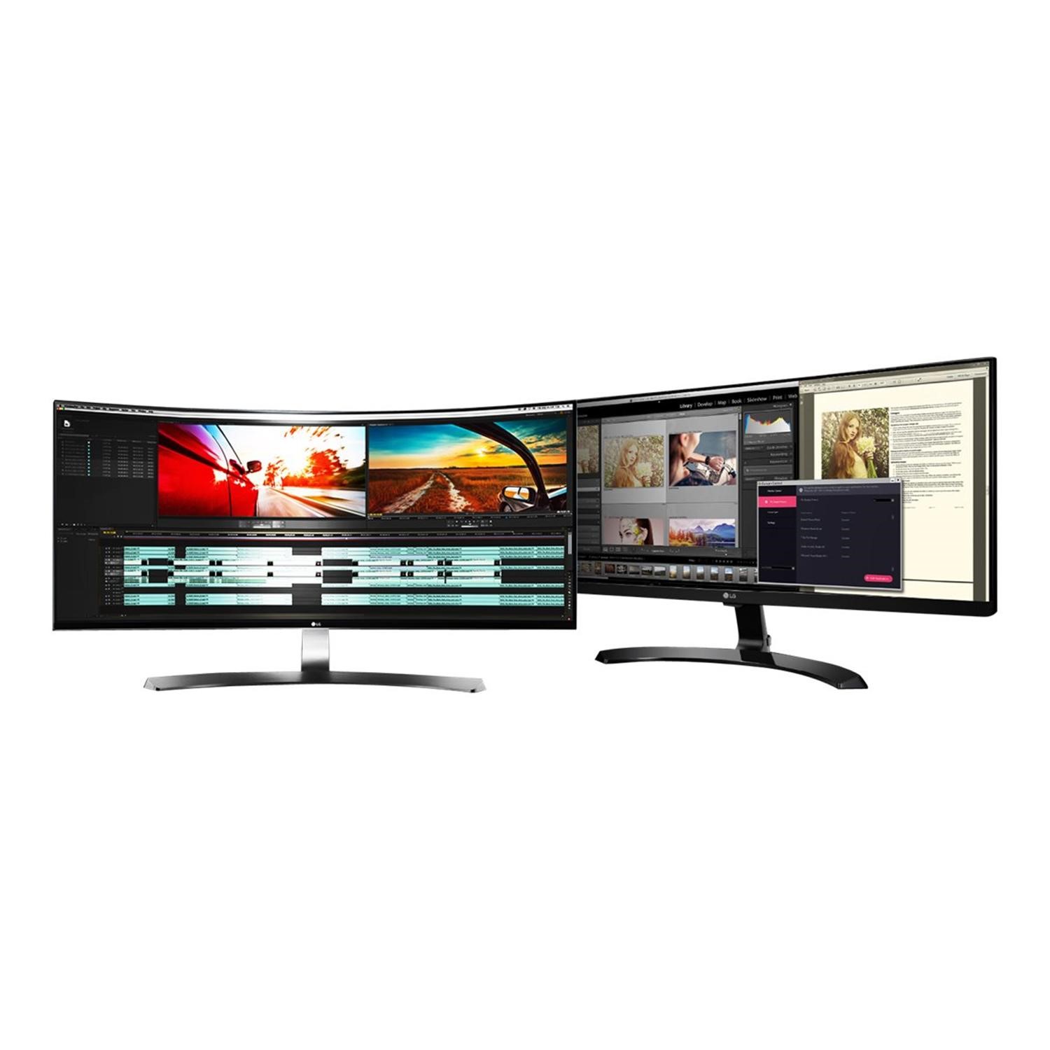 LG 34UC98 34" Quad HD Freesync Curved Ultrawide Gaming Monitor ...