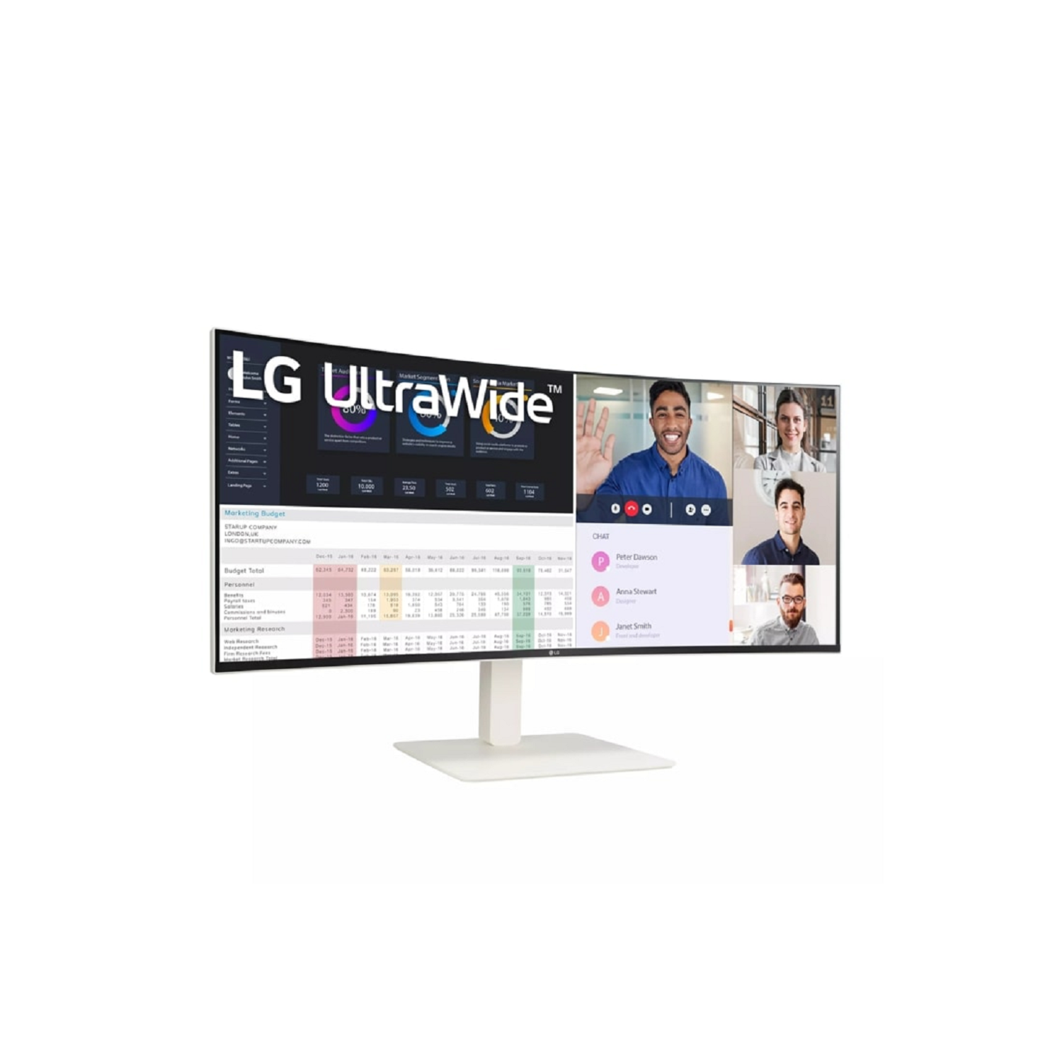 LG 38WR85QC UltraWide 38" QHD IPS Curved Monitor - Laptops Direct