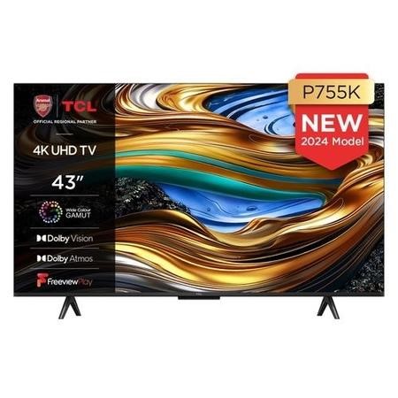 TCL P755K 43 inch Smart 4K Ultra HD Android LED TV - Laptops Direct