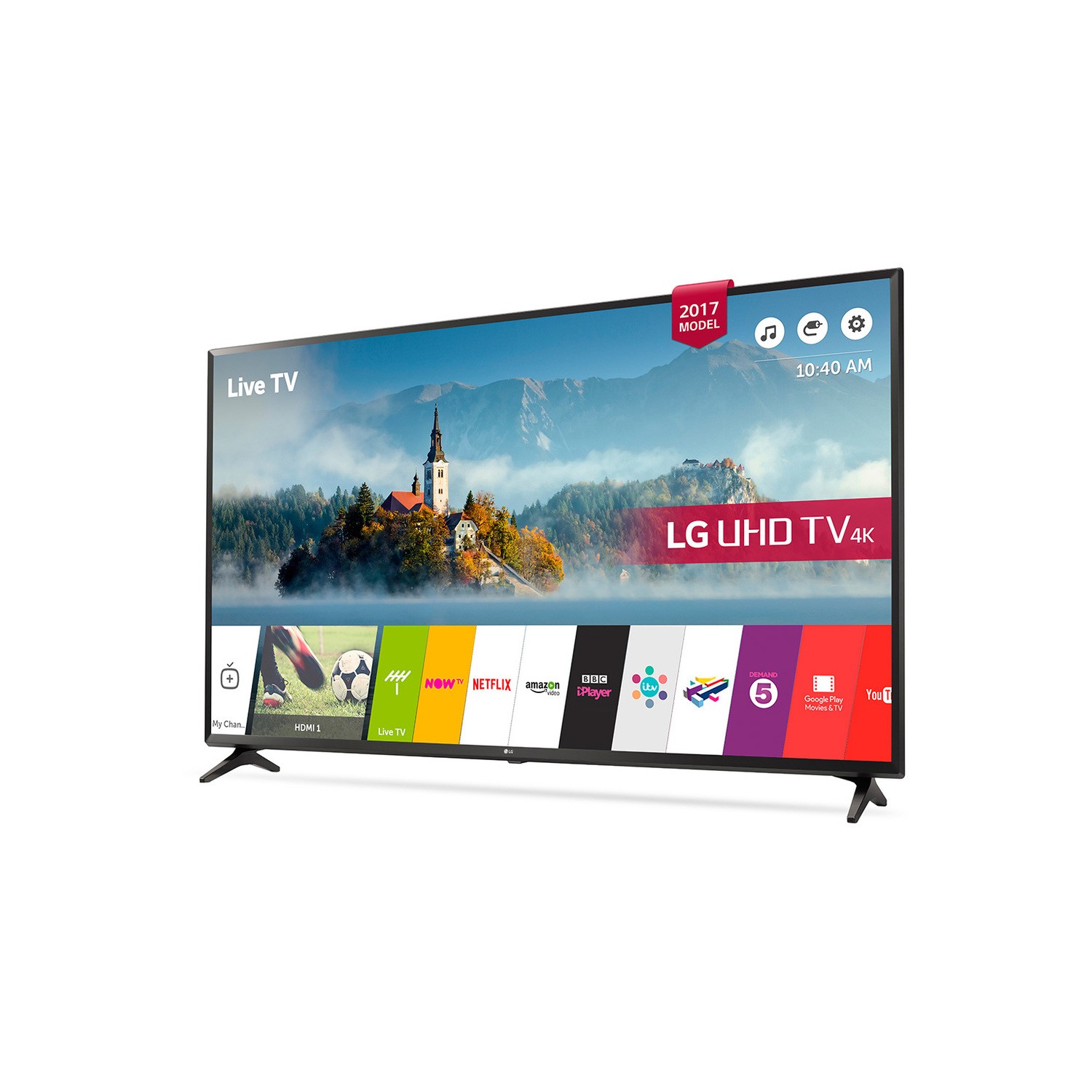 GRADE A1 - LG 55UJ630V 55" 4K Ultra HD Smart HDR LED TV with 1 Year ...