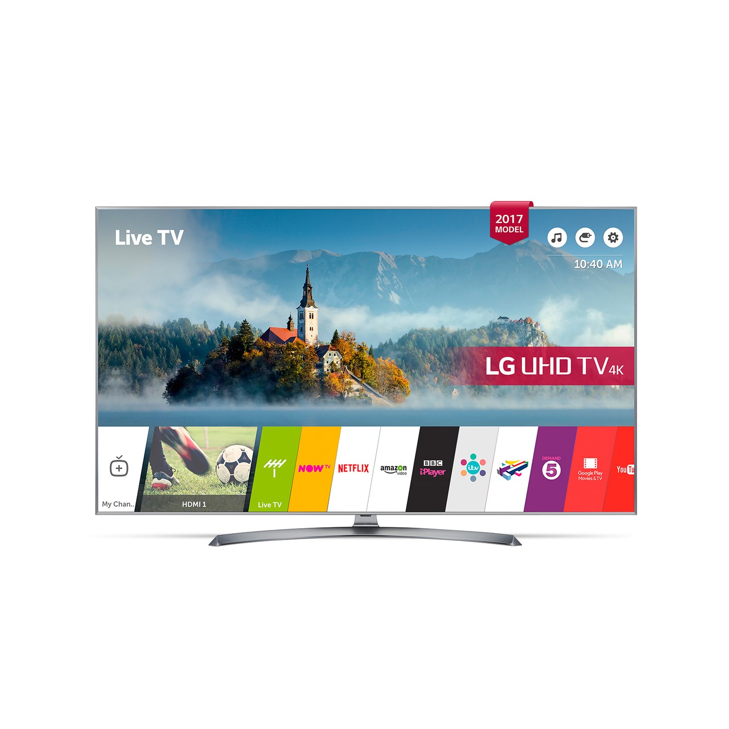 LG 49UJ750V 49" 4K Ultra HD HDR LED Smart TV with Freeview Play ...