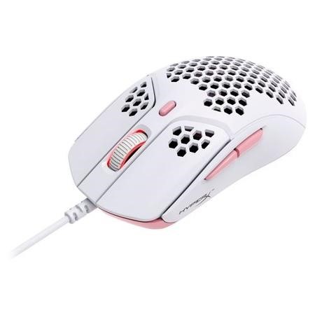 HyperX Pulsefire Haste Gaming Mouse - White & Pink - Laptops Direct