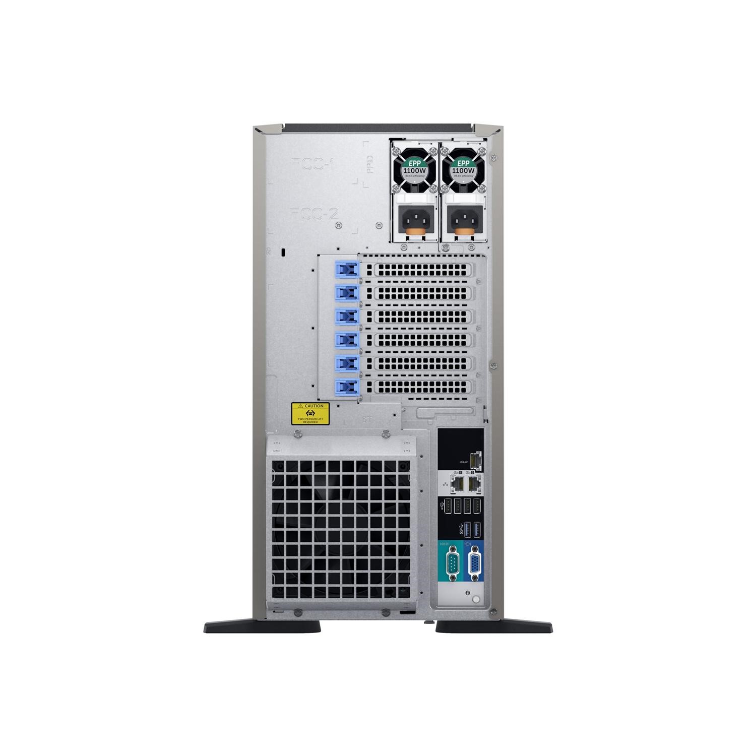 dell EMC PowerEdge T440 - Server - tower - 5U - 2-way - 1 x Xeon Silver 4208 / 2.1 GHz - RAM 16 ...