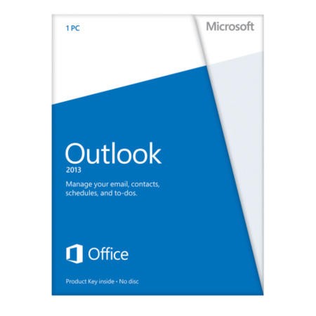 Microsoft Outlook 2013 32-bit/64-bit English Medialess Licence ...