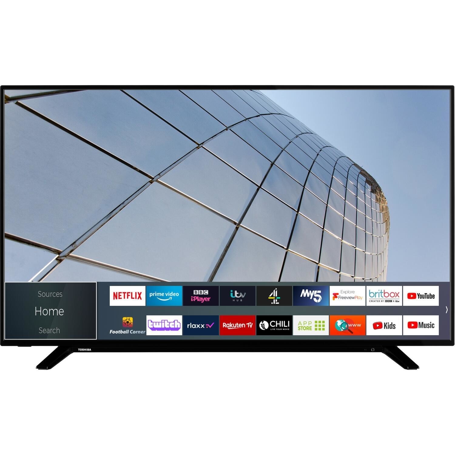 Toshiba UL21 55 Inch 4K HDR Freeview LED Smart TV - Laptops Direct