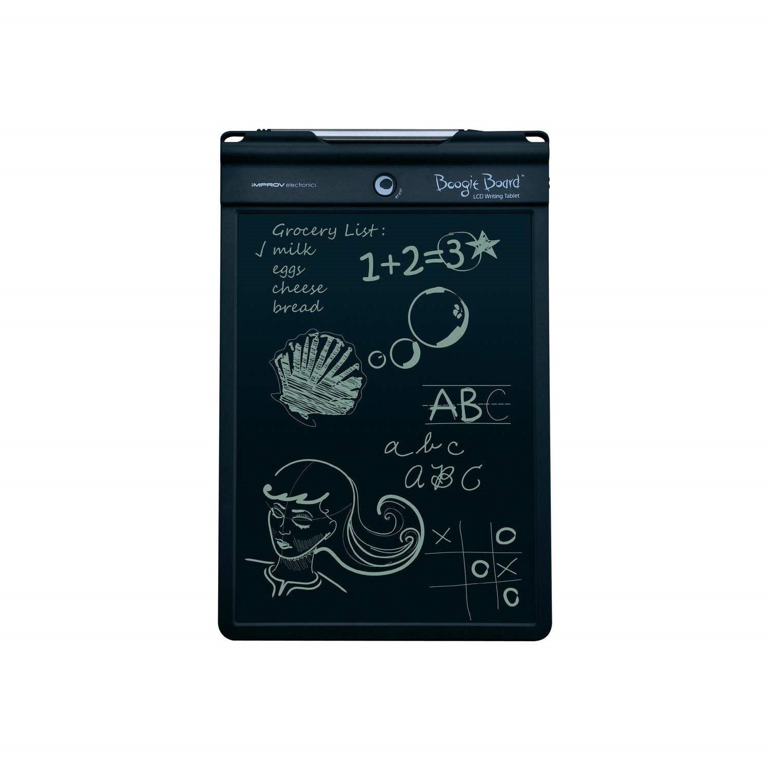 Large Boogie Board 10.5" Writing Tablet in Black - Laptops Direct