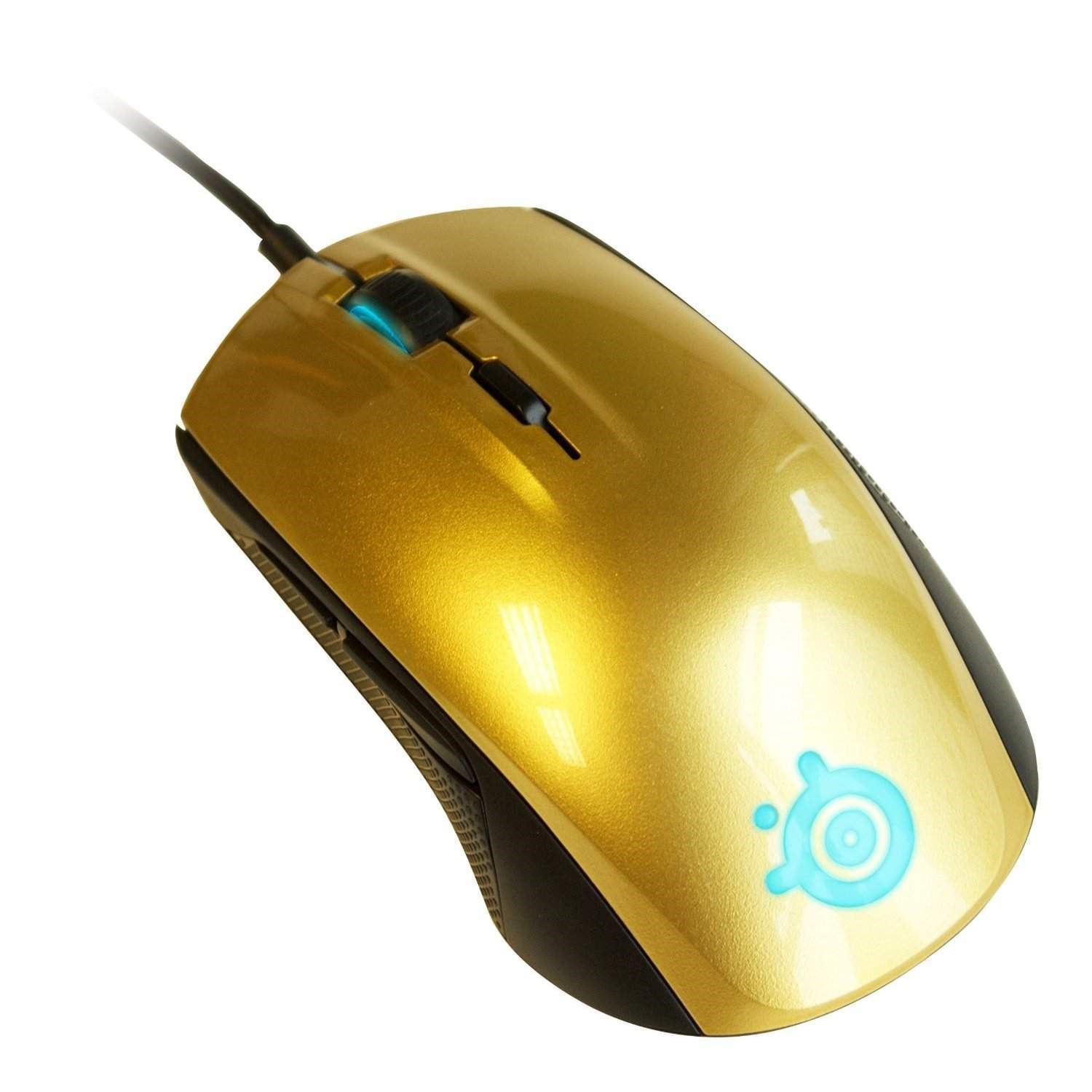 SteelSeries Rival 100 Optical Gaming Mouse Alchemy Gold - Laptops Direct