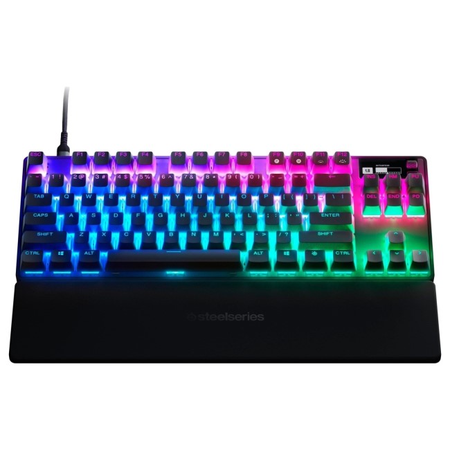 SteelSeries Apex Pro Mini 60% Wireless RGB Omnipoint Mechanical Gaming Wireless Keyboard ...