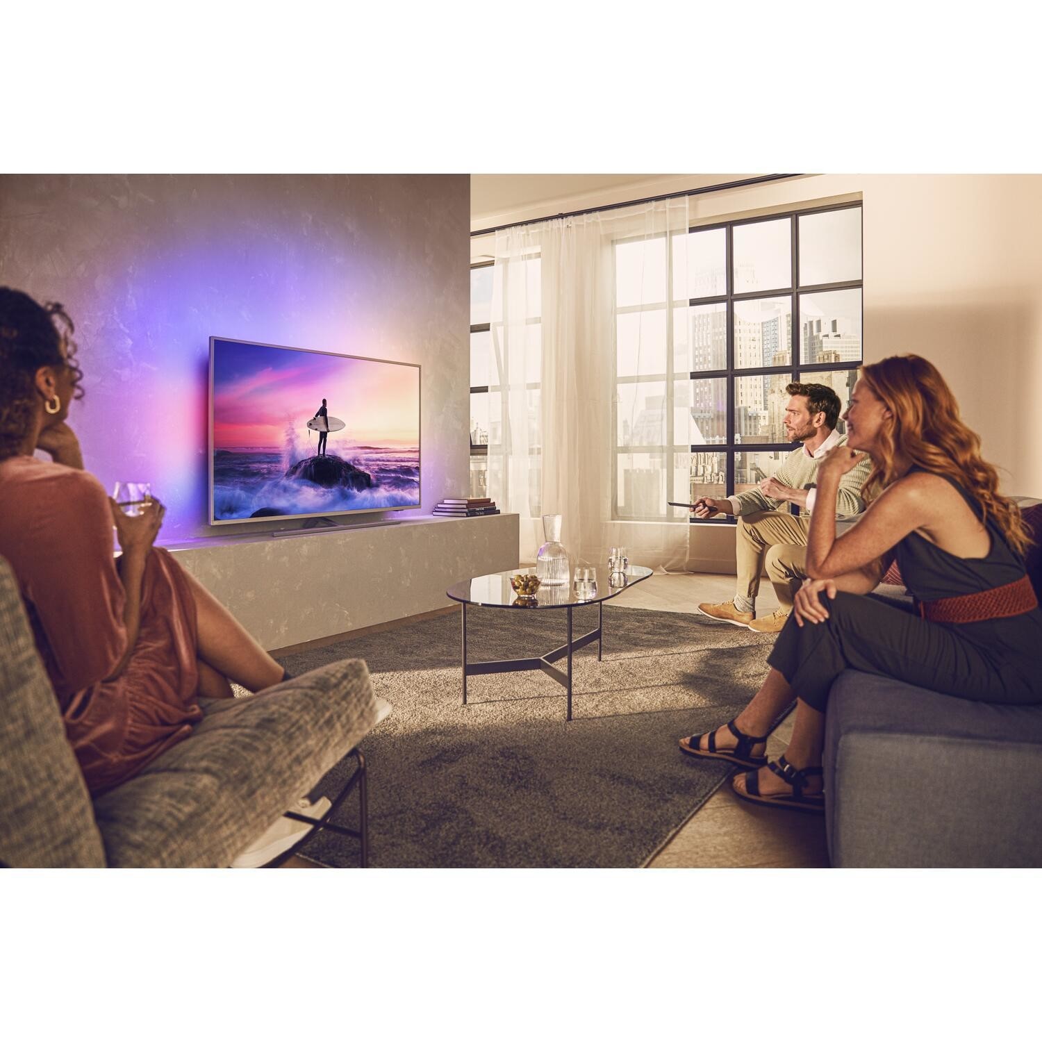 Philips PUS8535 65 Inch 4K HDR Ambilight Smart TV - Laptops Direct