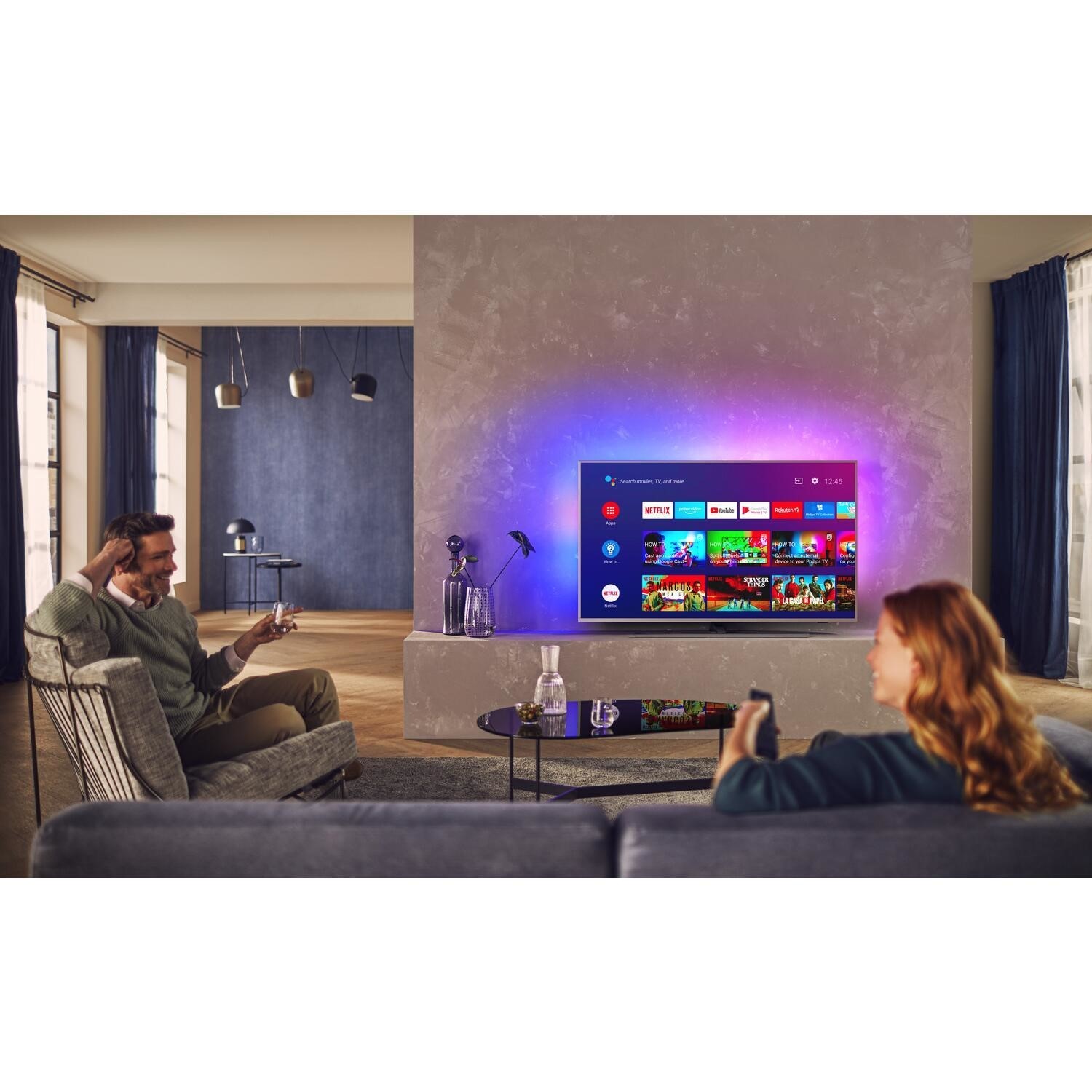 Philips PUS8535 65 Inch 4K HDR Ambilight Smart TV - Laptops Direct
