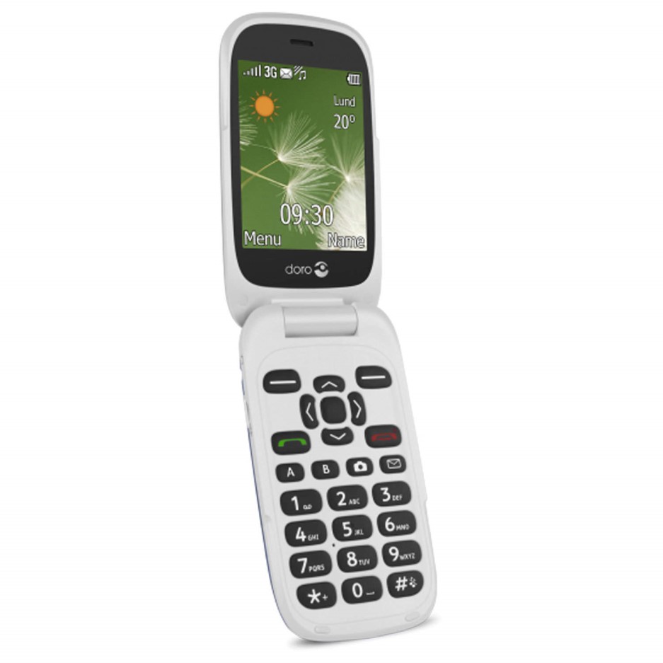 Doro 6520 Grey/White 2.8" 3G Unlocked & SIM Free - Laptops Direct
