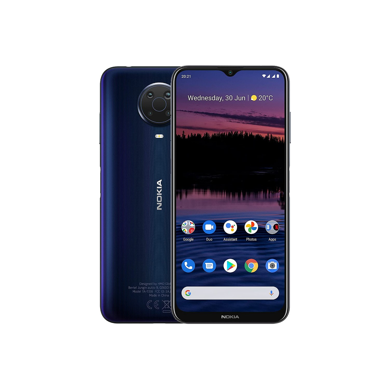 Nokia G20 Blue 6.5" 64GB 4G Dual SIM Unlocked & SIM Free Smartphone ...