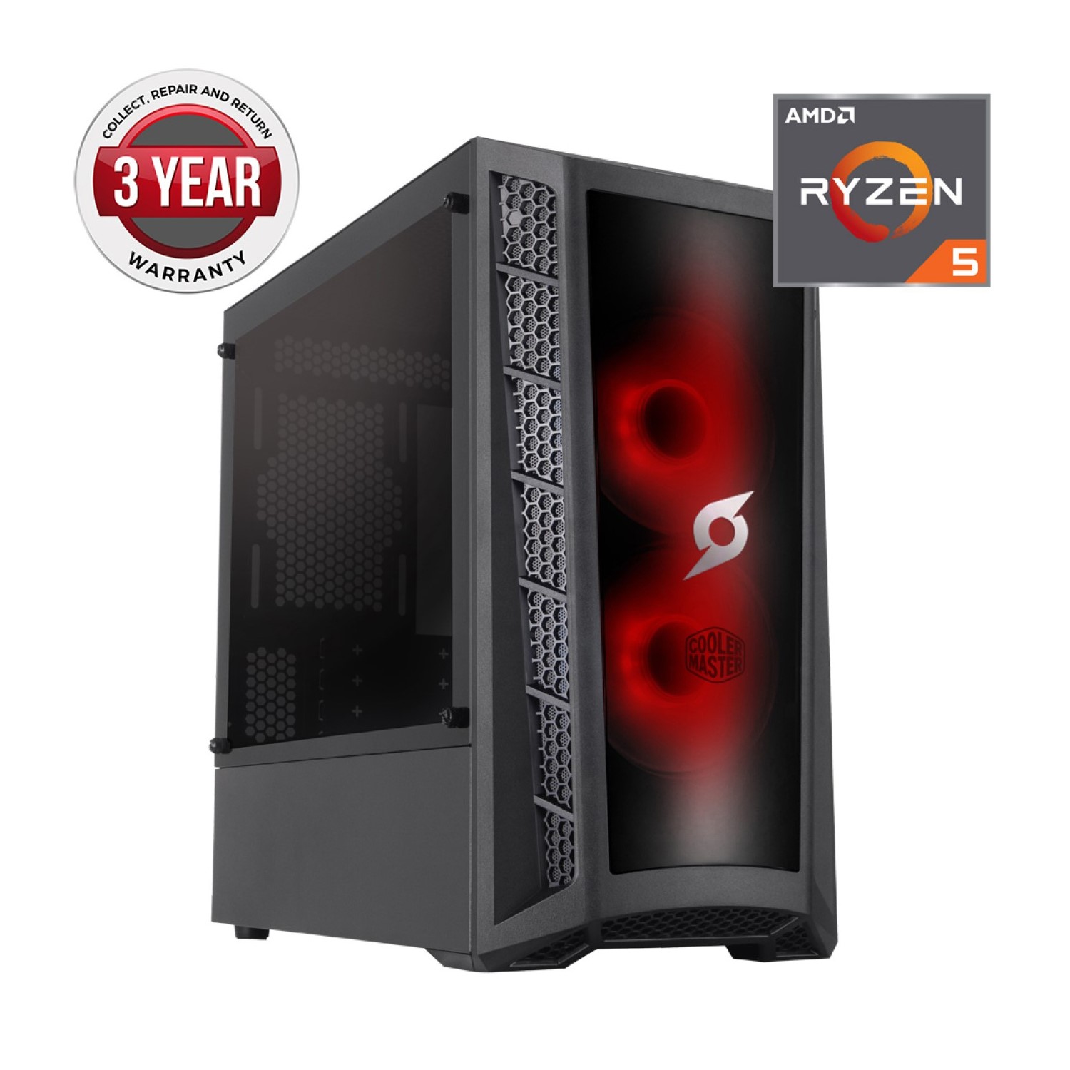 Zoostorm Stormforce Onyx Ryzen 5 3600 8GB 500GB SSD RTX 3060 Windows 10 ...