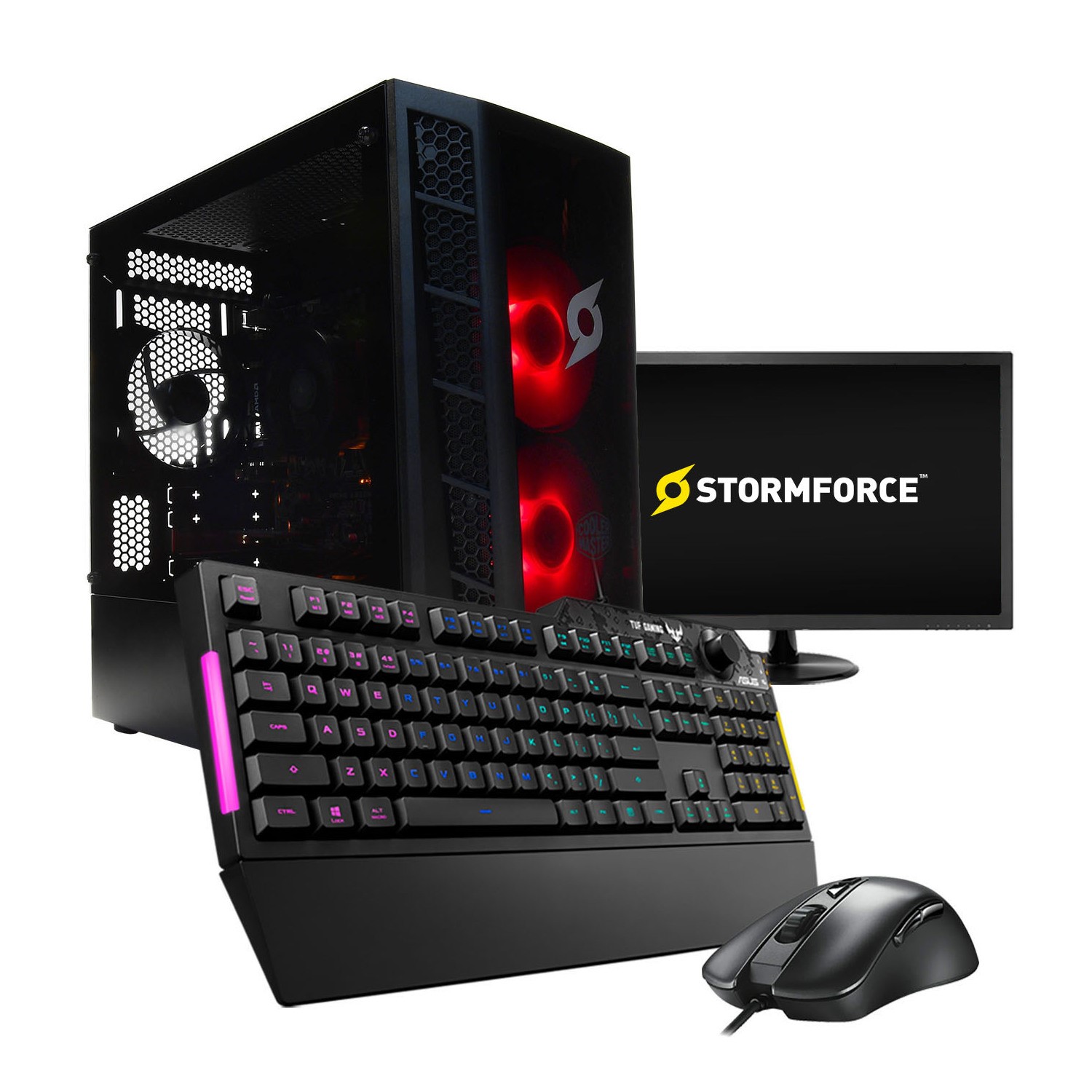Zoostorm Stormforce Onyx Core i3-10105F 16GB 480GB GTX 1660Ti Windows ...
