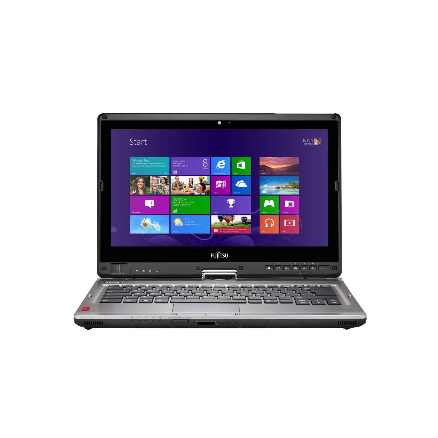 Fujitsu LIFEBOOK T902 Core i7 Windows 8 Pro Convertible Tablet Laptop ...
