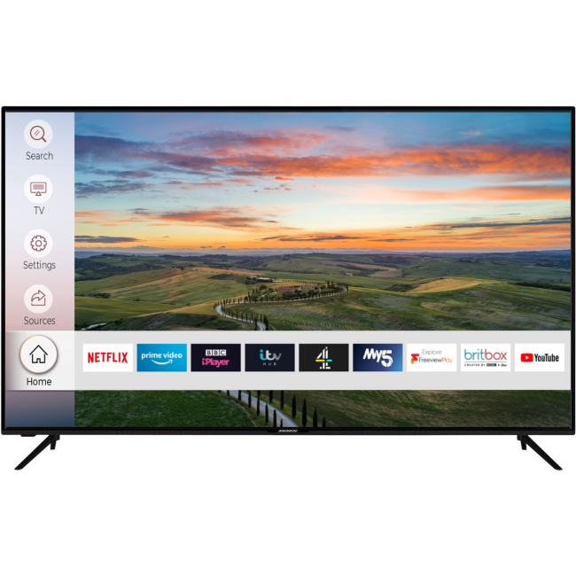 Refurbished DigiHome 65" 4K Ultra HD with HDR LED Freeview Smart TV ...