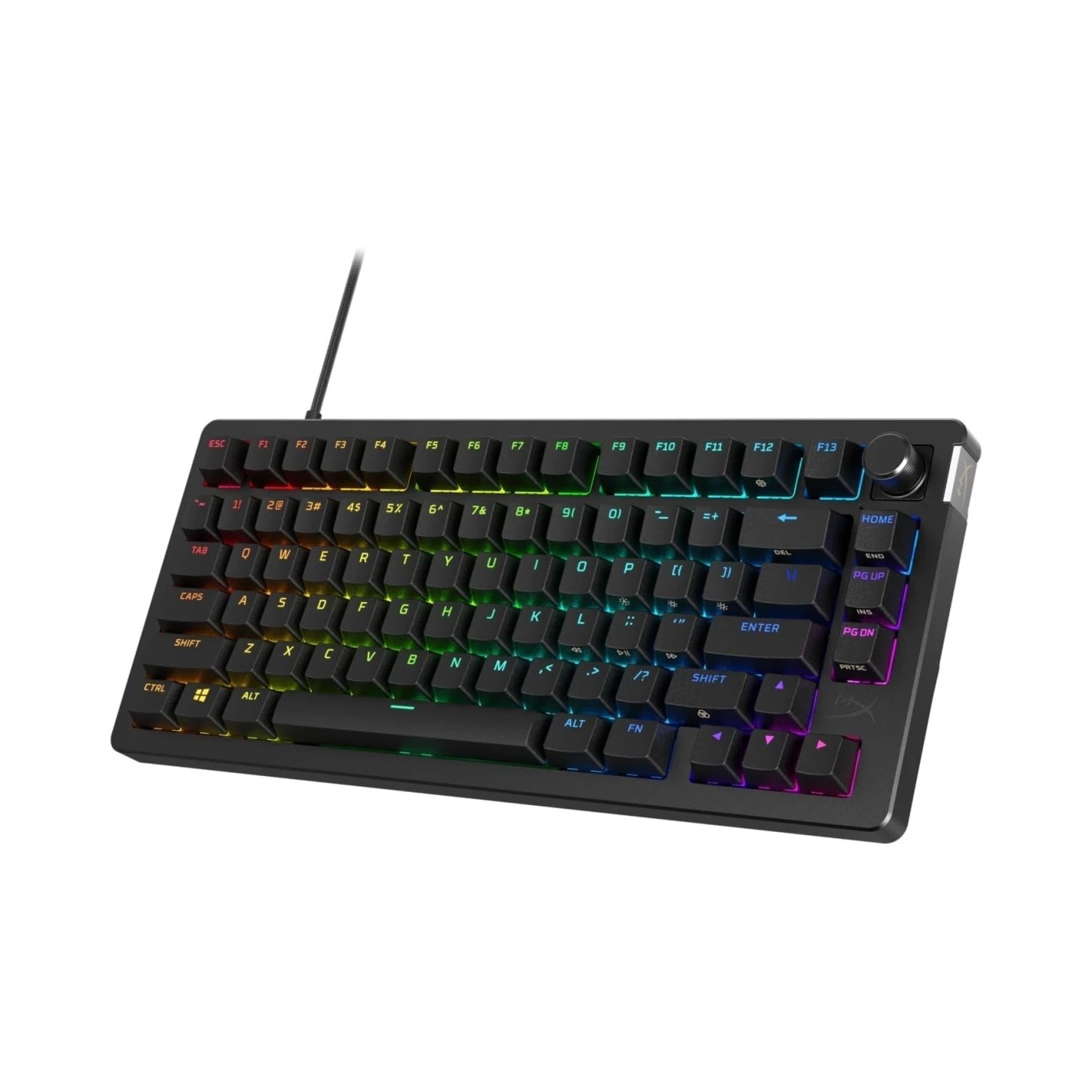 HyperX Alloy Rise 75 Gaming Keyboard - Black - Laptops Direct
