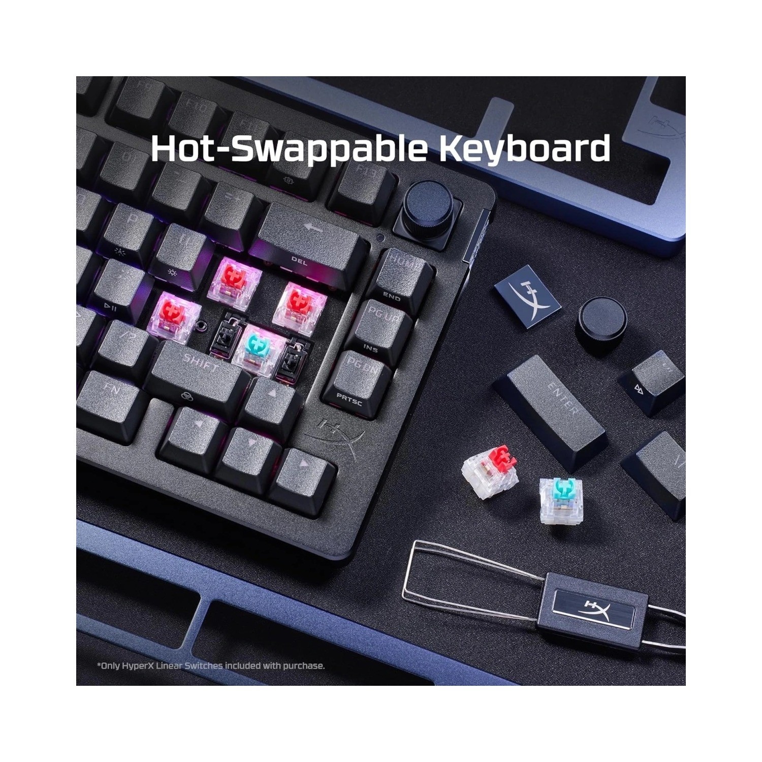 HyperX Alloy Rise 75 Gaming Keyboard - Black - Laptops Direct