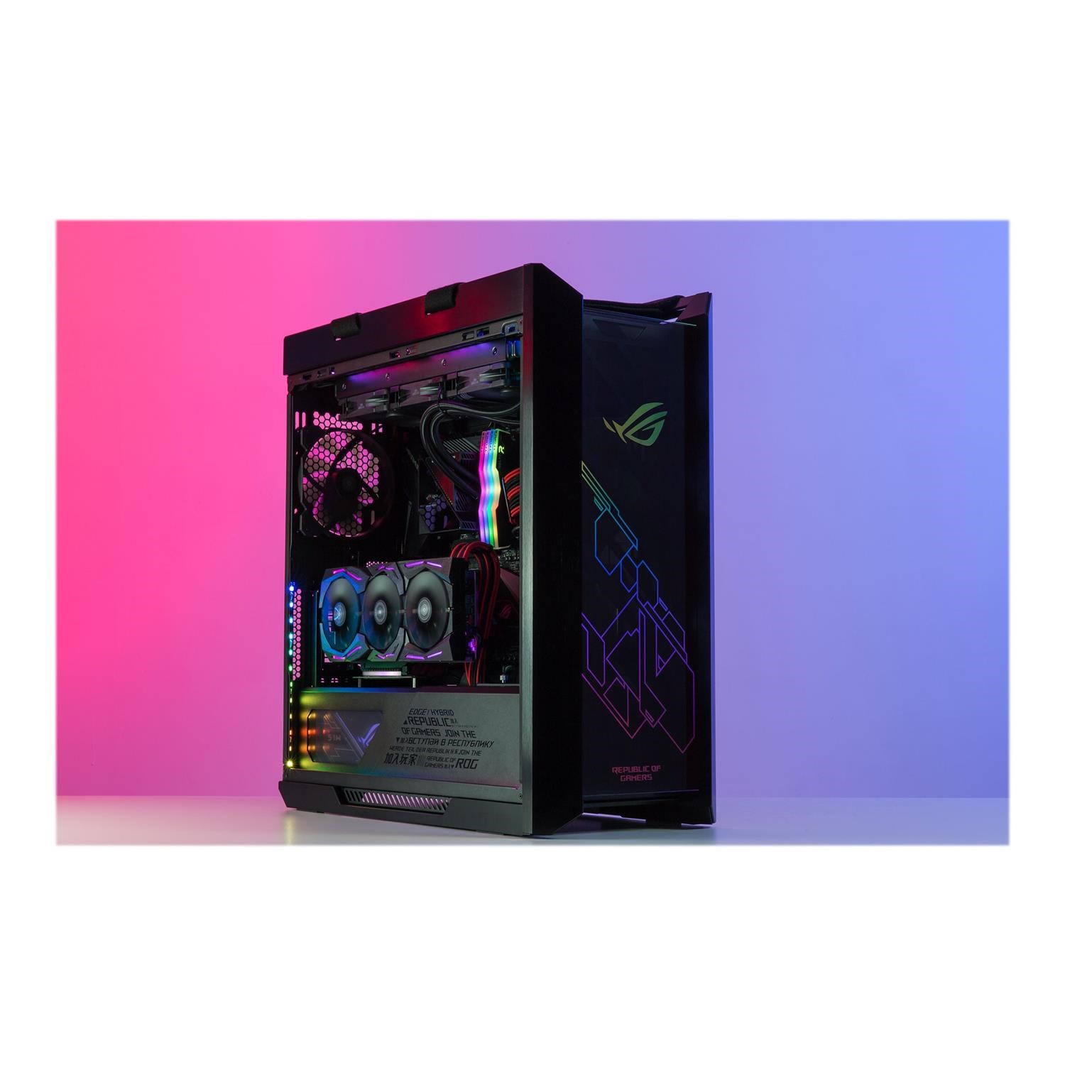 Asus ROG Strix Helios RGB Mid Tower Gaming PC Case Black - Laptops Direct