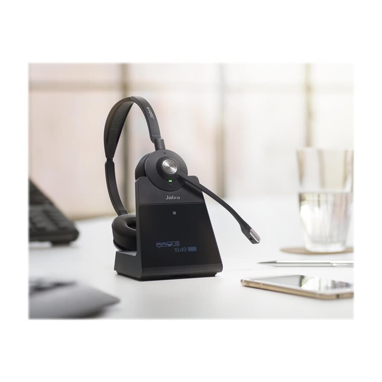 Jabra Engage 75 Double Sided On-ear Stereo Bluetooth with Microphone ...