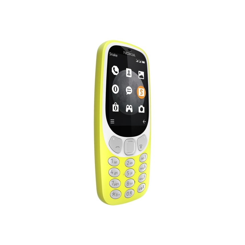 Nokia 3310 3G Yellow 2.4" 128MB 3G Unlocked & SIM Free - Laptops Direct