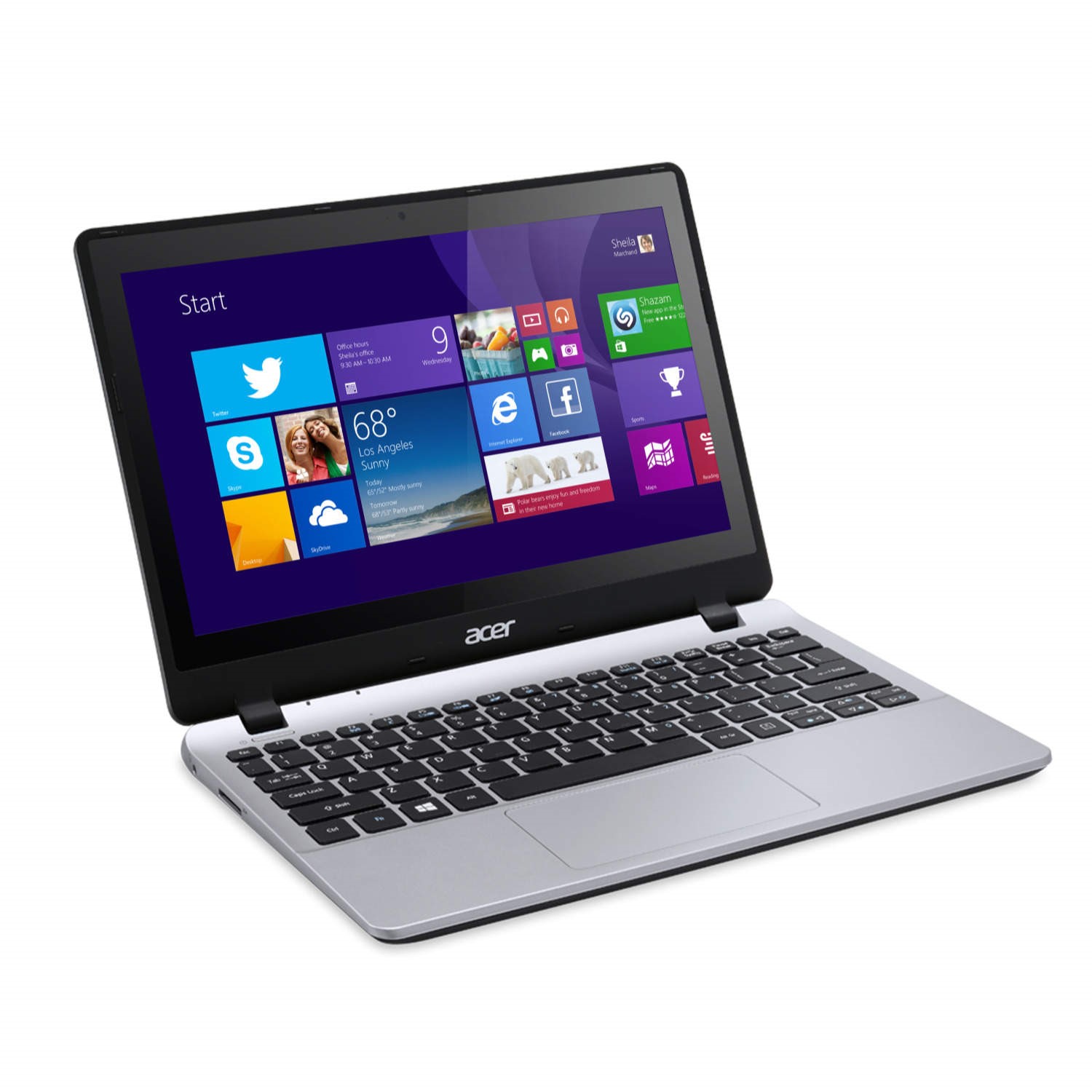 A3 ACER Aspire V3-112P Silver - Celeron N2840 2.16GHz 2GB DDR3L 500GB ...