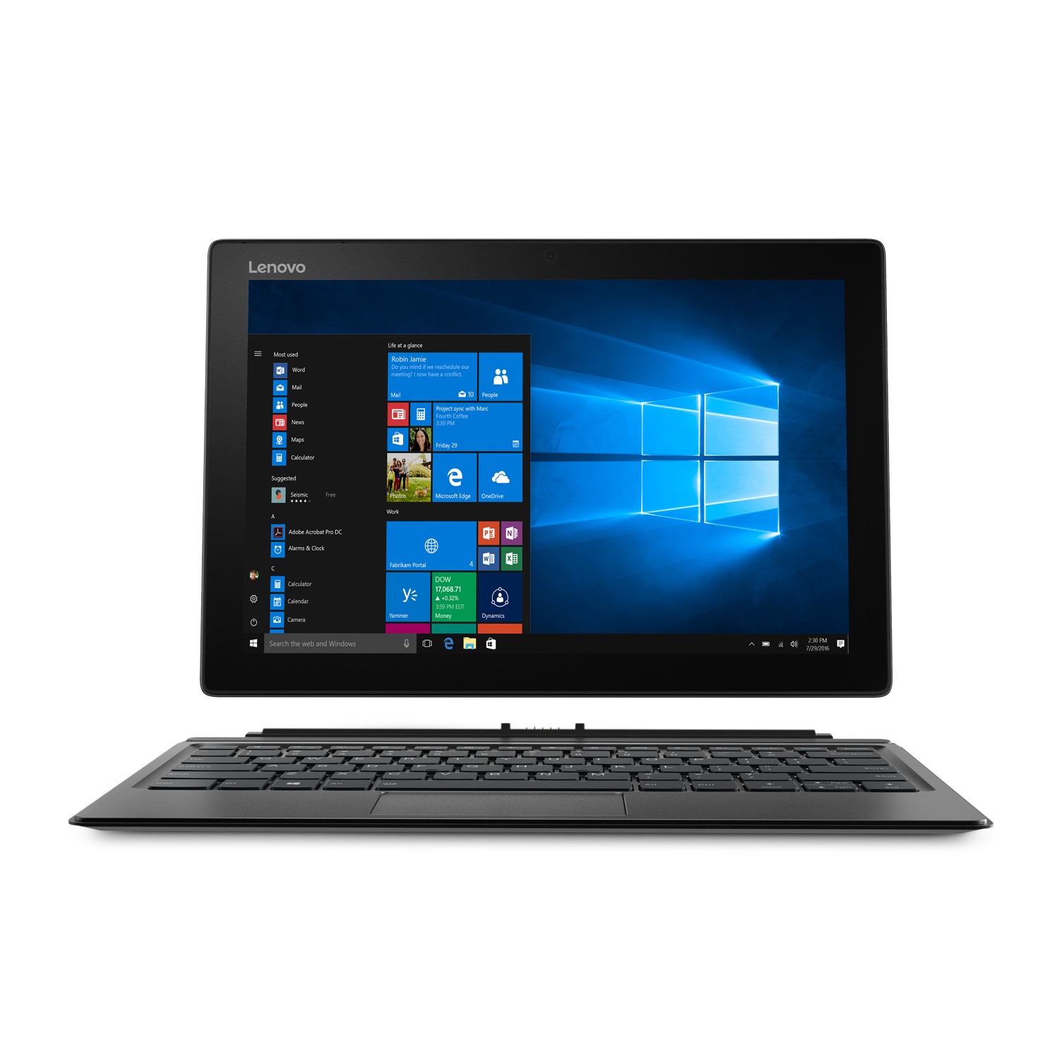 Refurbished Lenovo Miix 520-12IKB Core i5-8250U 8GB 256GB 12" Tablet ...