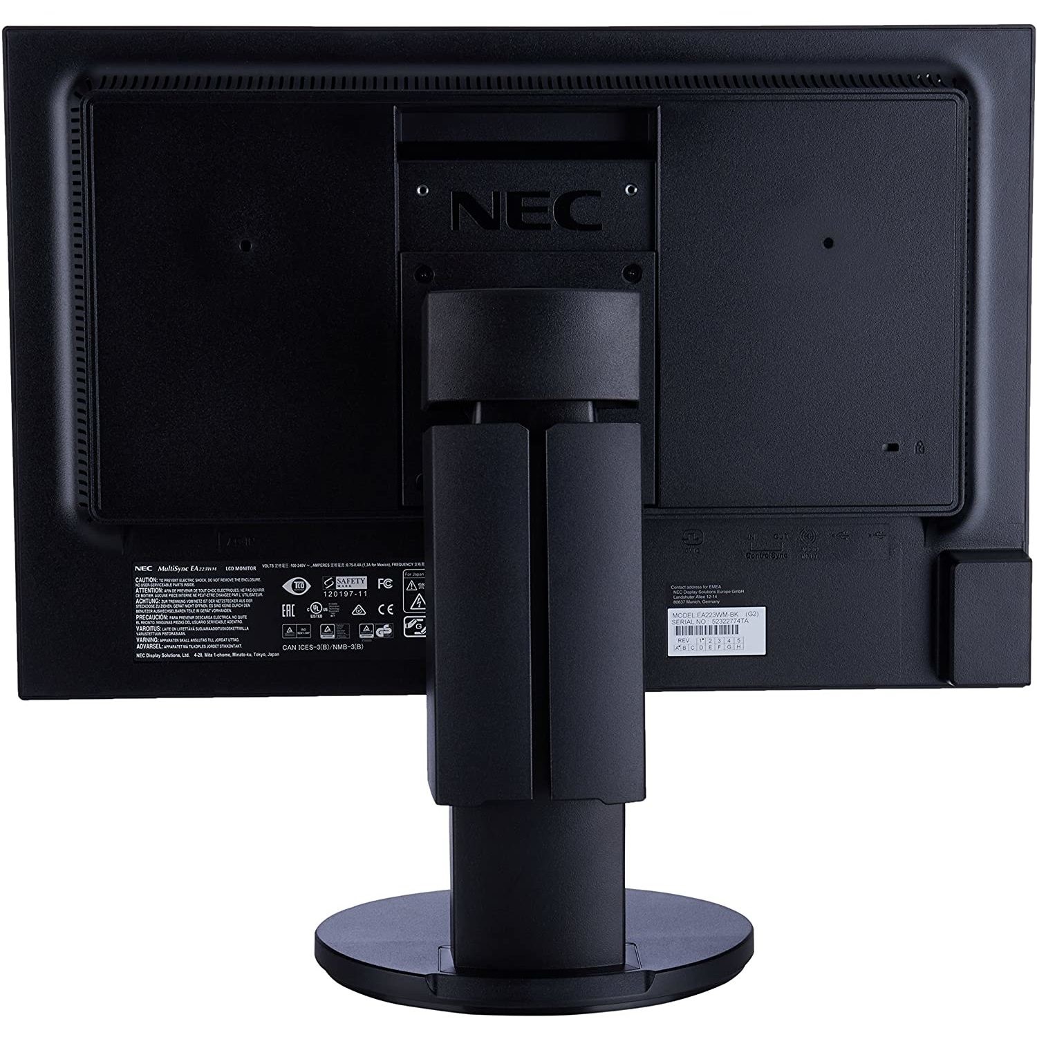 Refurbished NEC MultiSync EA223WM 22" LED Monitor - Laptops Direct