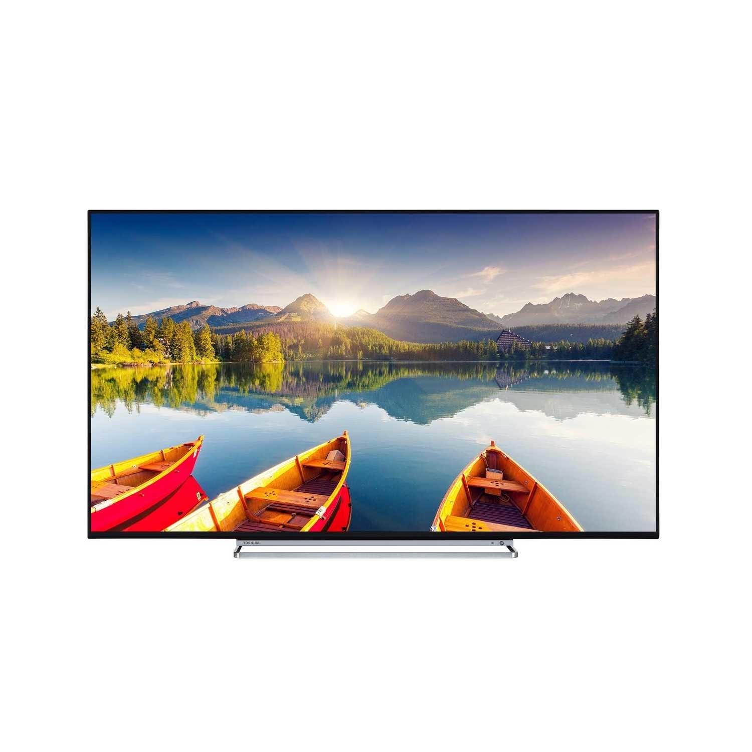 Refurbished Toshiba 65" 4K Ultra HD with HDR LED Smart TV without Stand ...
