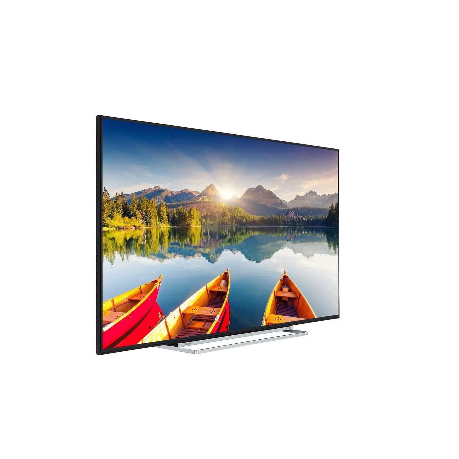 Refurbished Toshiba 65" 4K Ultra HD with HDR LED Smart TV without Stand ...