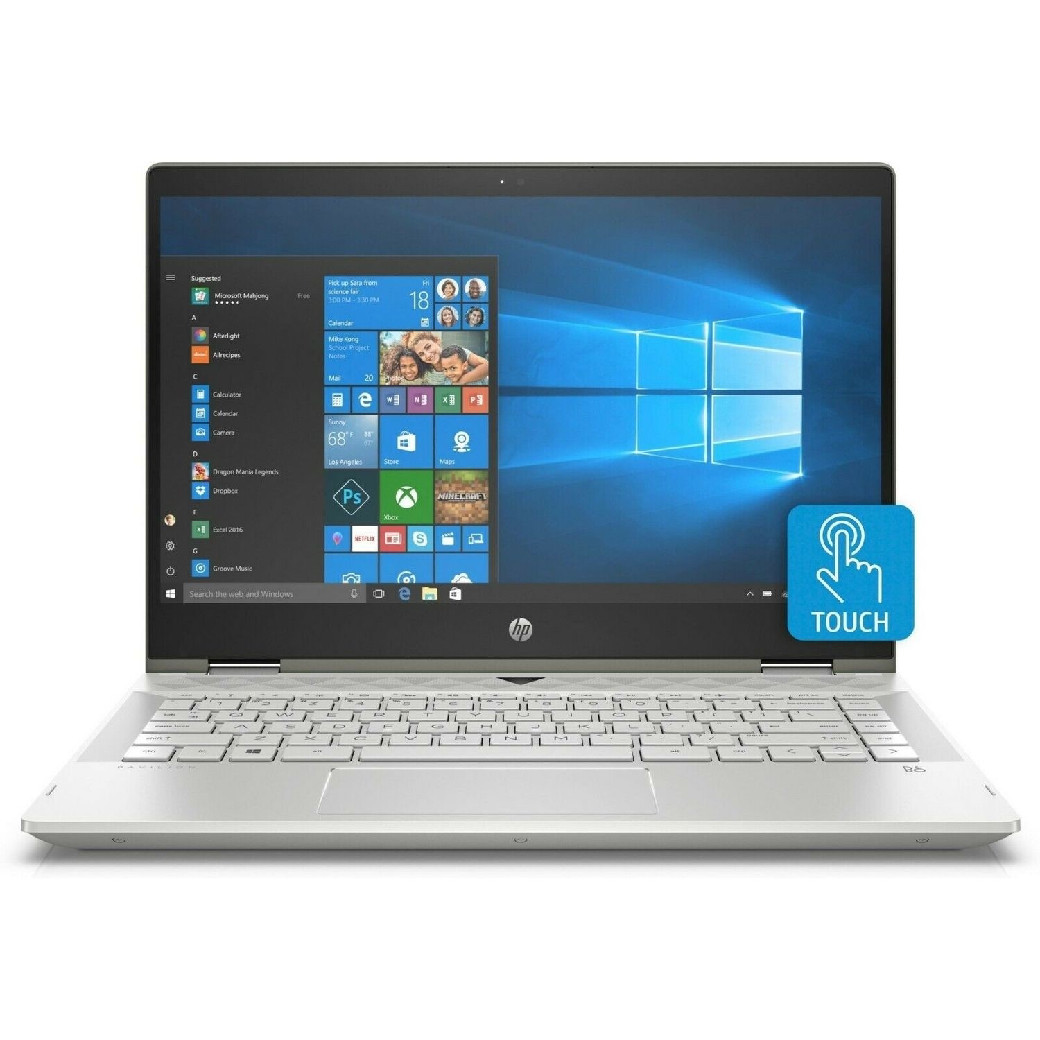Refurbished HP Pavilion x360 Core i5-8265 8GB 256GB 14 Inch Windows 10 ...