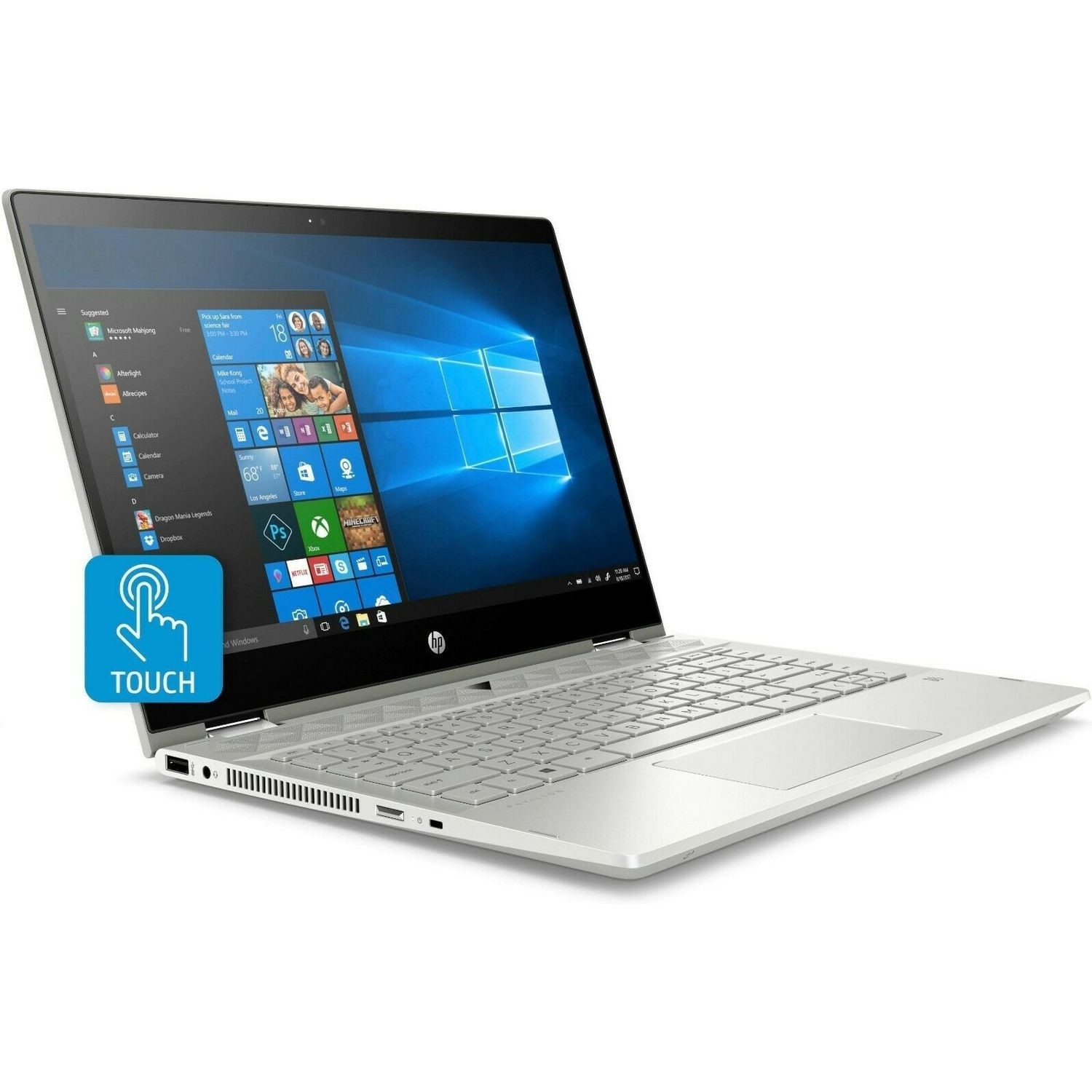 Refurbished HP Pavilion x360 Core i5-8265 8GB 256GB 14 Inch Windows 10 ...