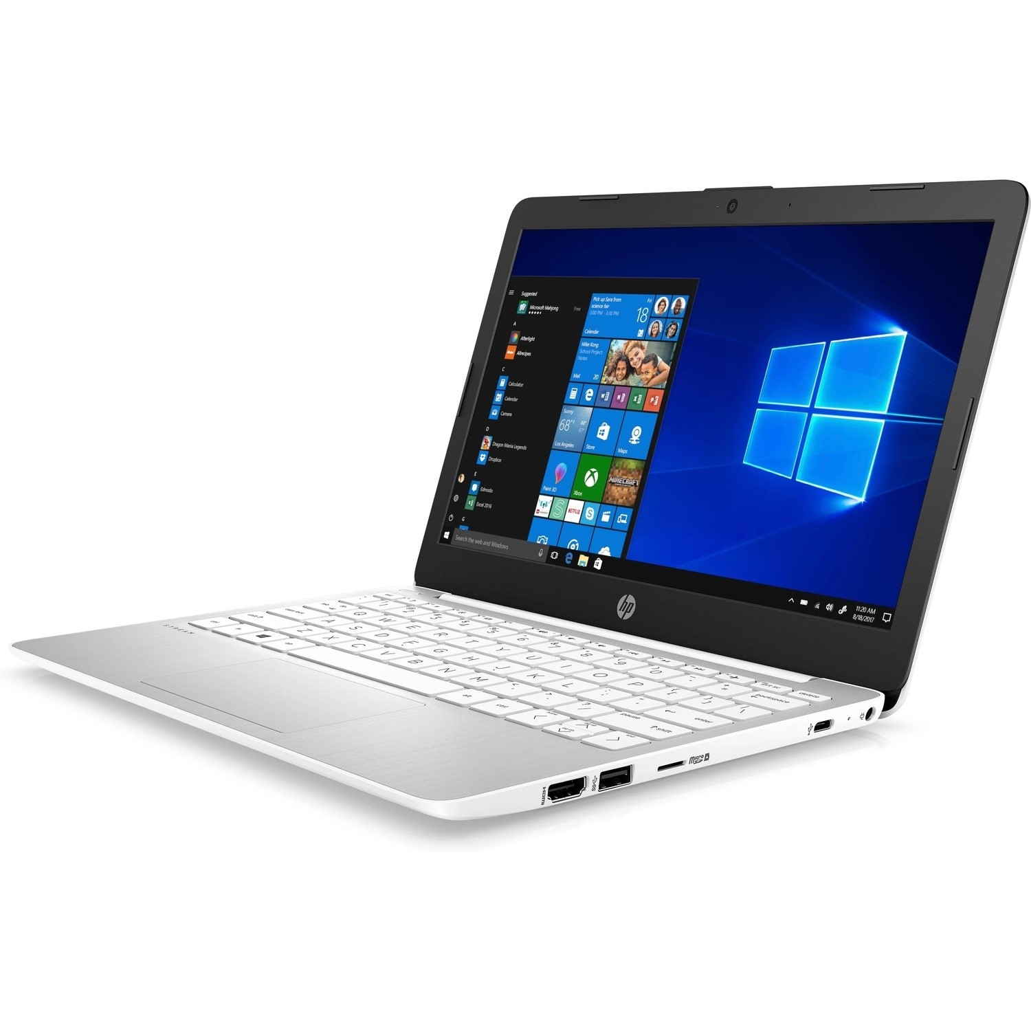 Refurbished HP Stream 11-ak0515sa Intel Celeron N4020 4GB 64GB SSD 11 Inch Windows 11 Laptop ...