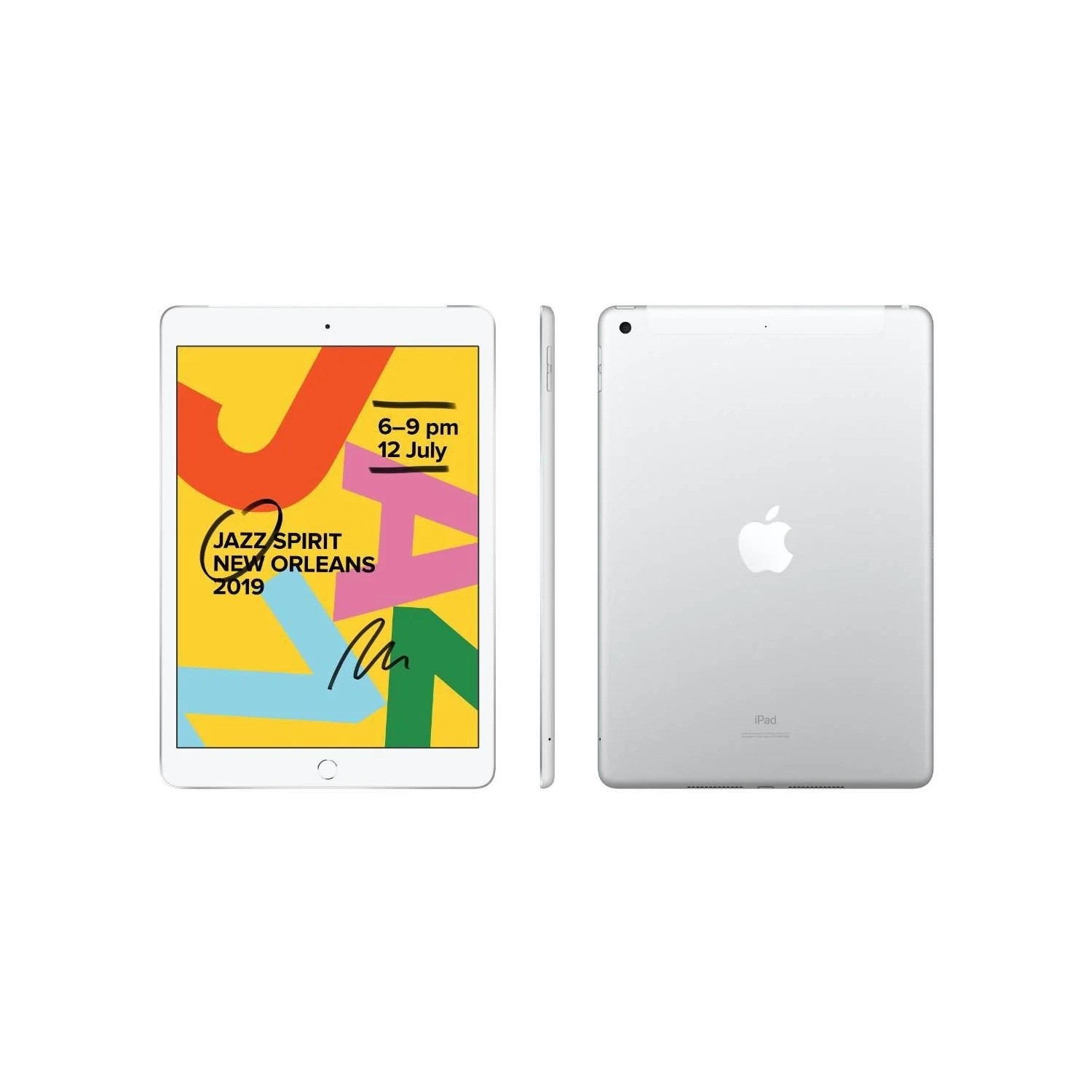 Refurbished Apple A2197 10.2" Silver 2019 128GB WiFi Tablet - Laptops ...