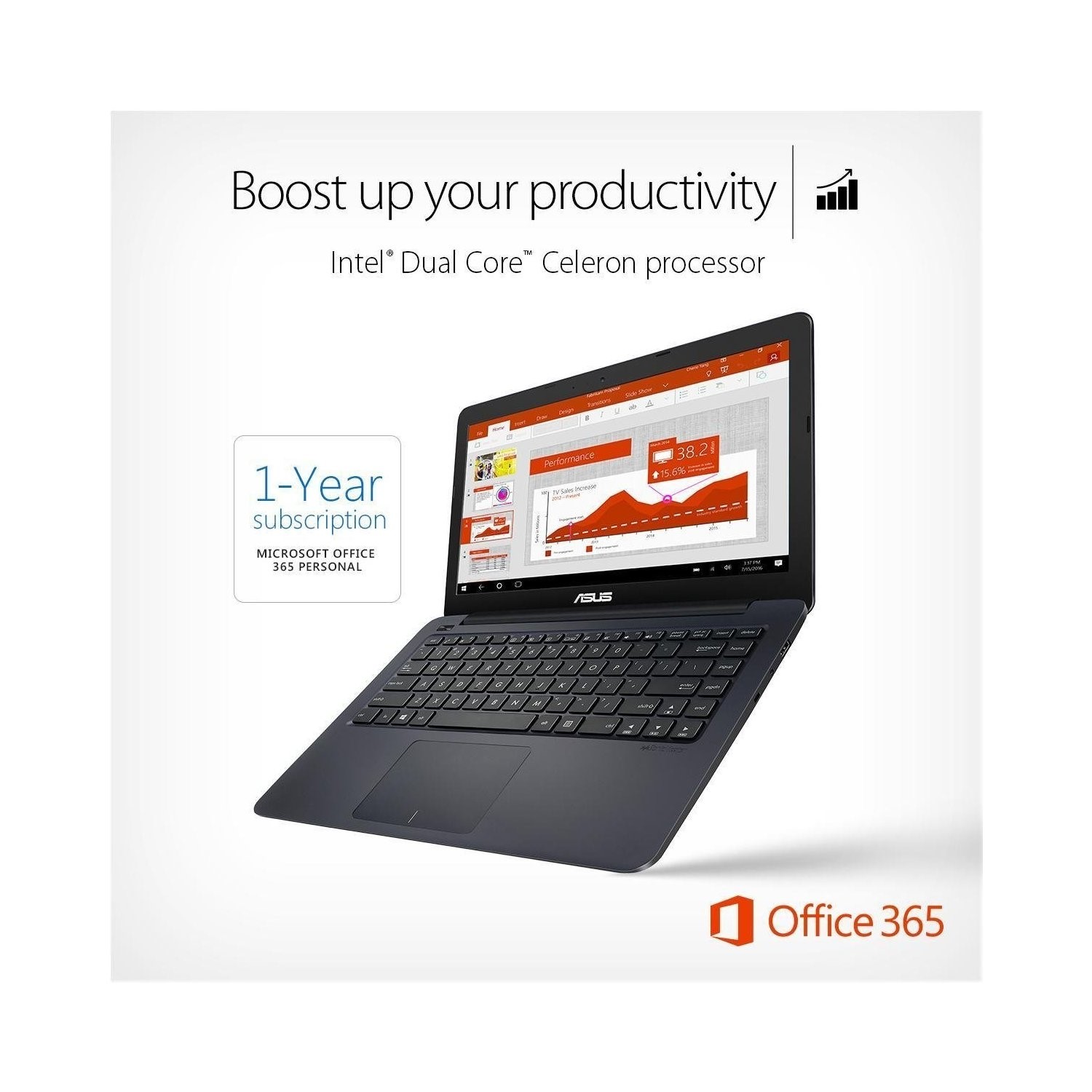 Refurbished Asus VivoBook L402NA Celeron 4GB 32GB eMMC 14 Inch Windows ...